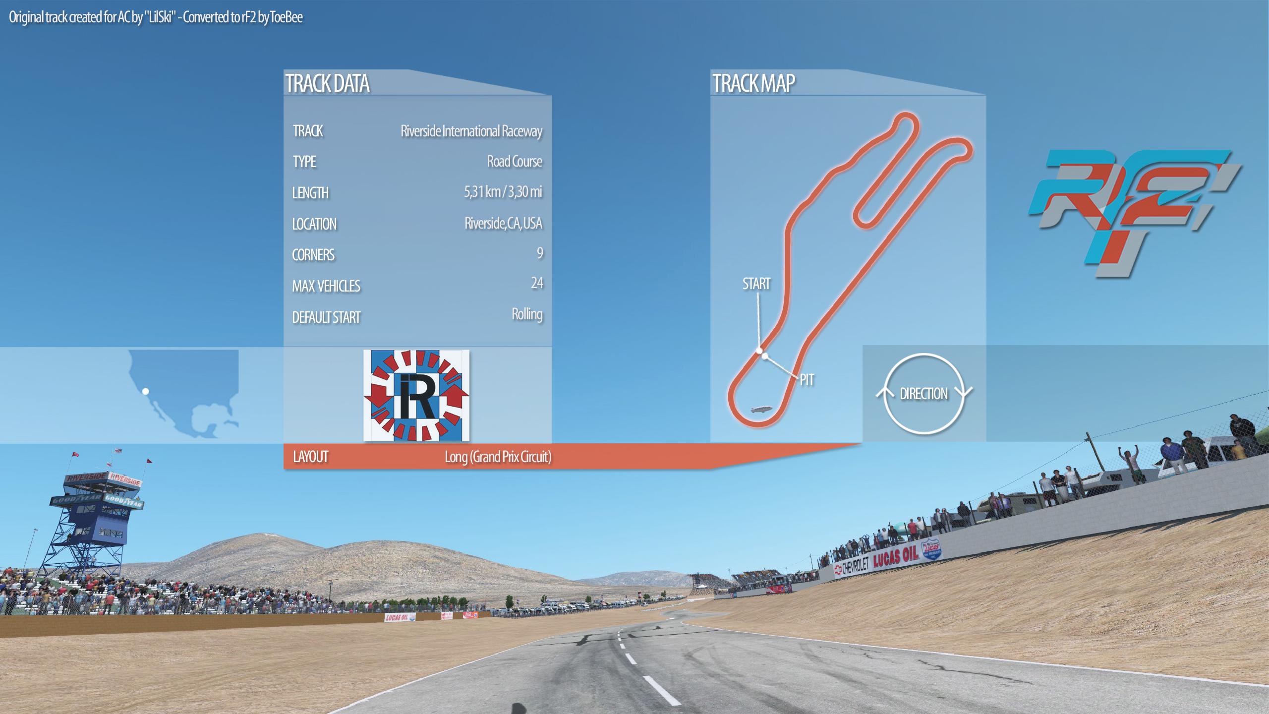 Riverside International Raceway - rFactor2 Tracks - PC Gaming Forum